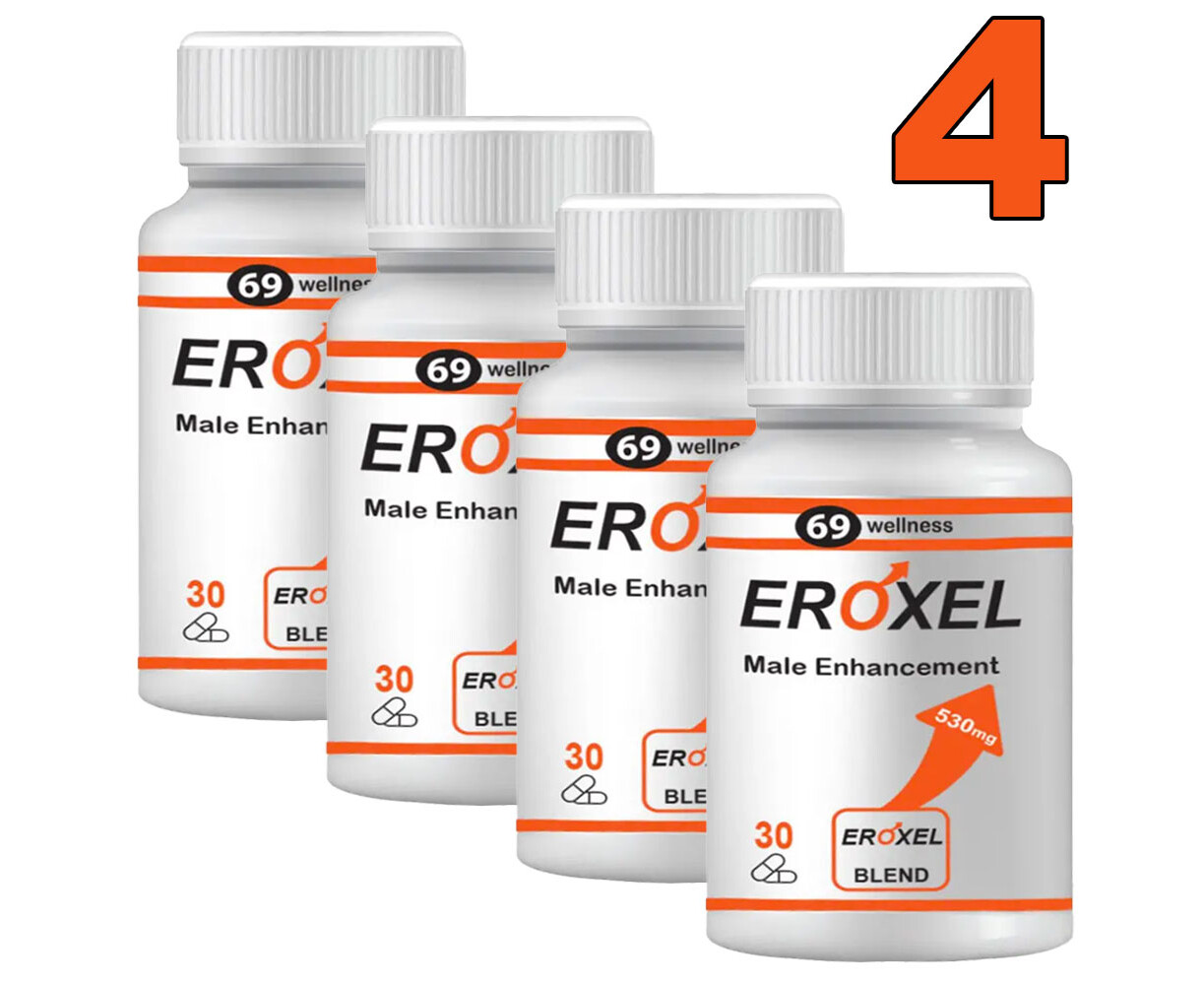 4 X Eroxel капсули за уголемяване на пениса 4x30 капсули Безплатна